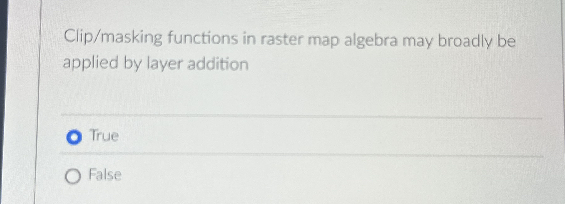 Solved Clip/masking functions in raster map algebra may | Chegg.com