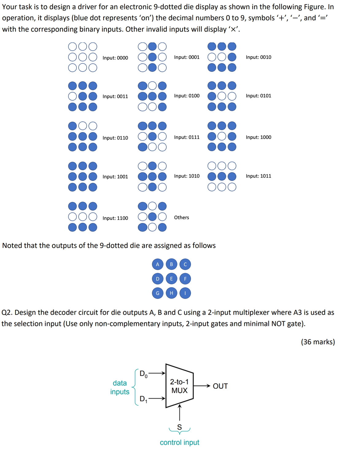 Solved Your task is to design a driver for an electronic | Chegg.com
