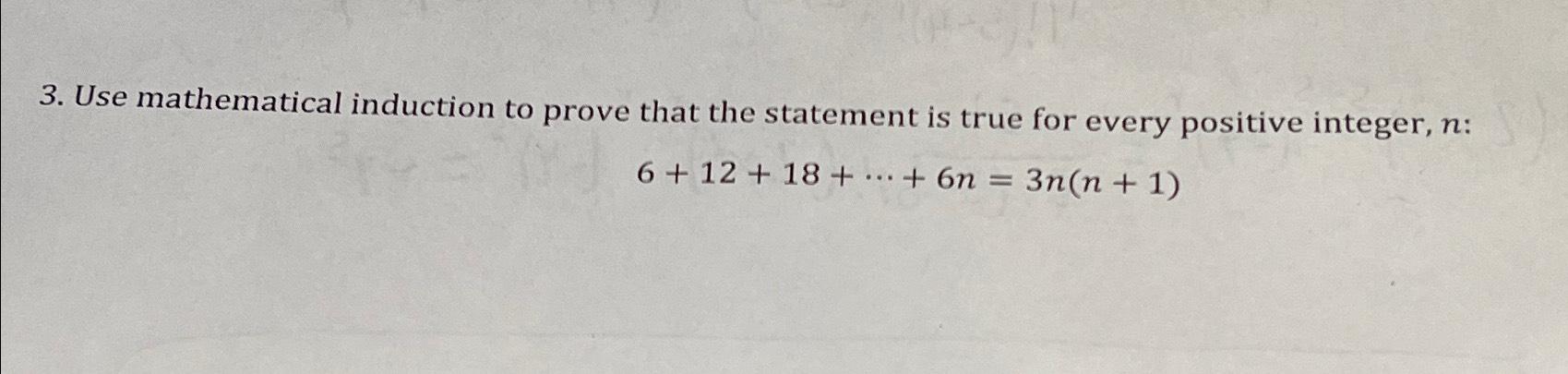 Solved Use mathematical induction to prove that the | Chegg.com