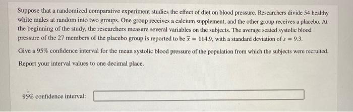 Solved Suppose that a randomized comparative experiment | Chegg.com