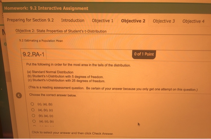 Solved Homework: 9.2 Interactive Assignment Preparing for | Chegg.com