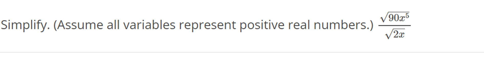 Solved Simplify. (Assume all variables represent positive | Chegg.com