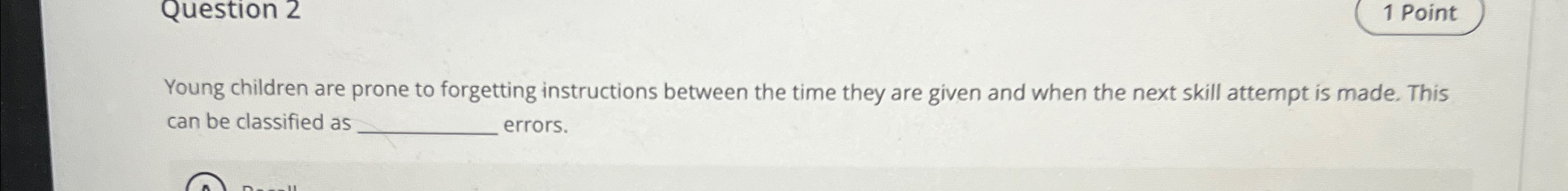 Solved Question 21 ﻿PointYoung children are prone to | Chegg.com