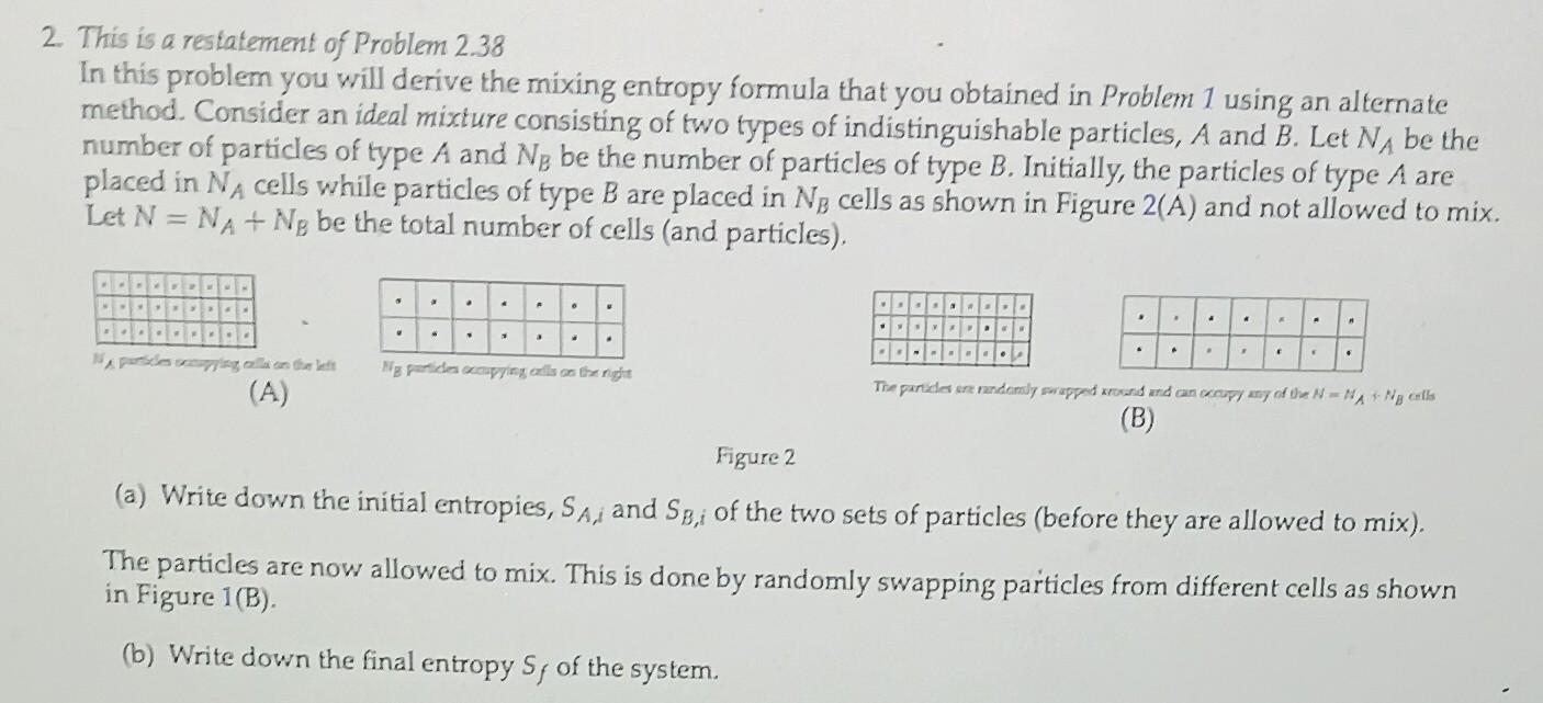 Solved 2. This is a restatement of Problem 2.38 In this | Chegg.com