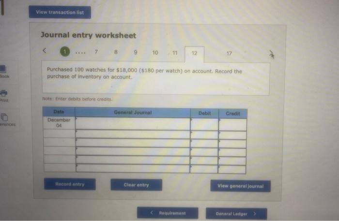Solved RWP6-1 (Static) Great Adventures Continuing Case (GL) | Chegg.com