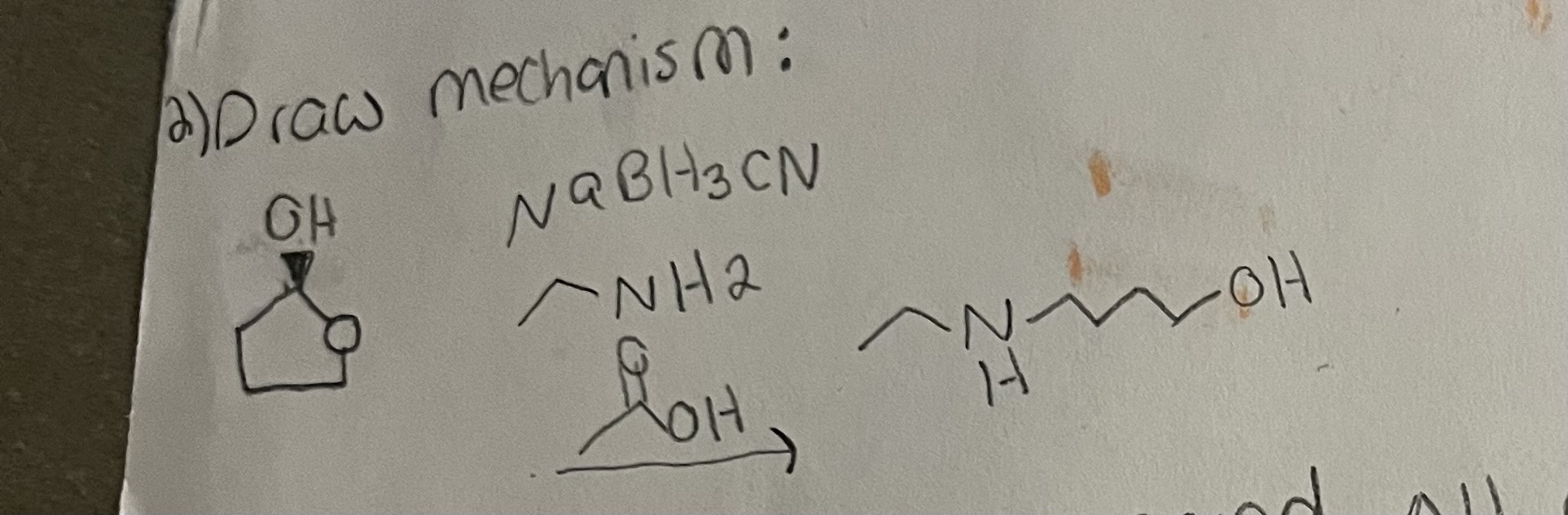 Solved Draw the mechanis for reductive animation of this | Chegg.com