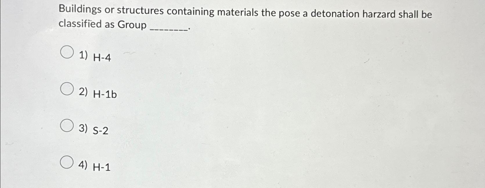 Solved Buildings or structures containing materials the pose | Chegg.com