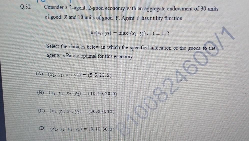 Solved how to draw the edgeworth box and find pareto optimal | Chegg.com