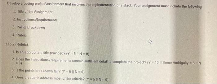 Solved Develop a coding project/assignment that involves the | Chegg.com