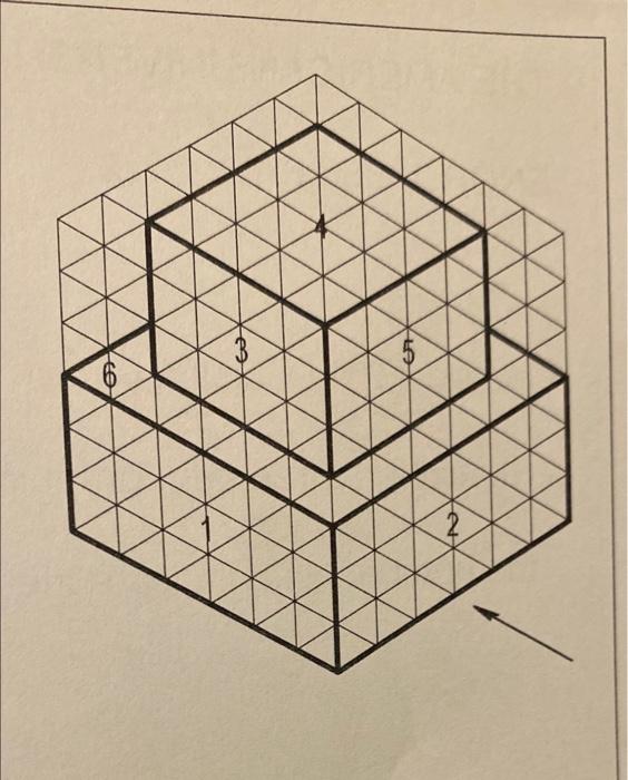 Solved please, I want to sketch the three orthographic views | Chegg.com