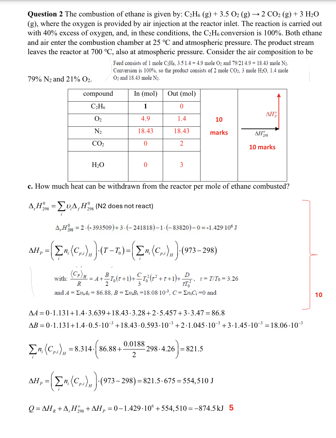Solved (((((explain the moles part specifically by details | Chegg.com