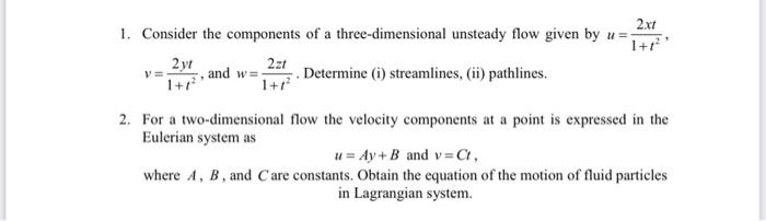Solved 1. Consider the components of a three-dimensional | Chegg.com