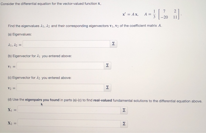 Solved Consider the differential equation for the | Chegg.com