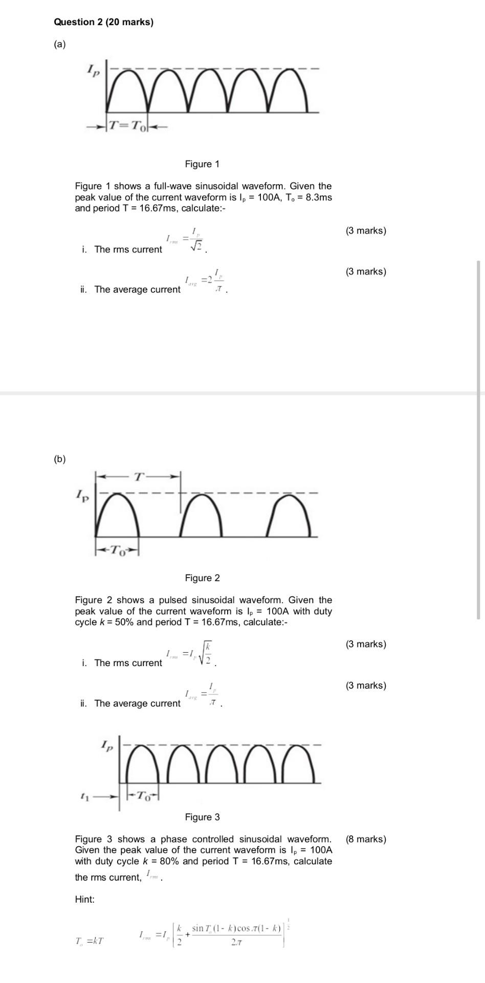 Solved hi expert, please help to solve the power electronics | Chegg.com