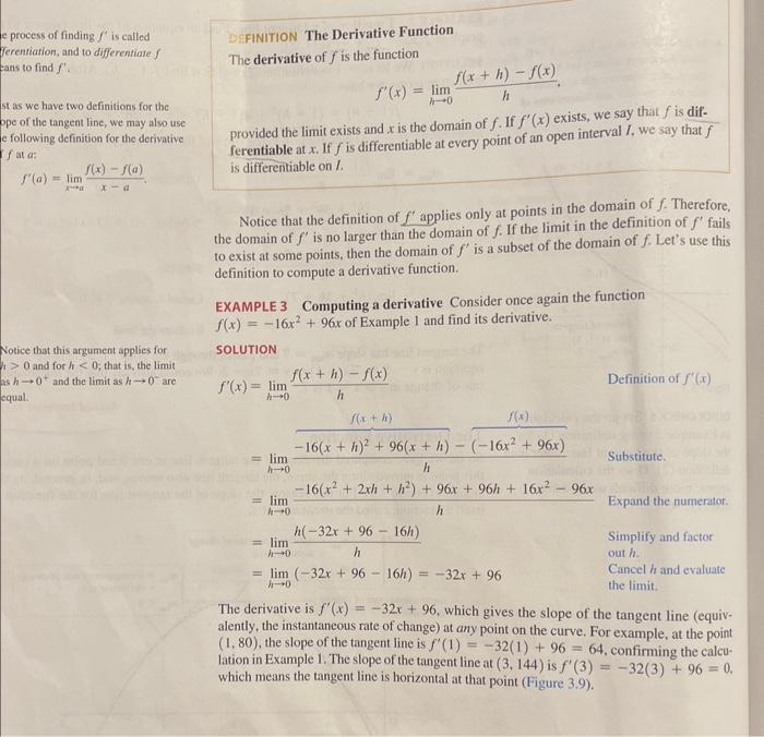 Solved please do not use derivitives, as we have not learned | Chegg.com
