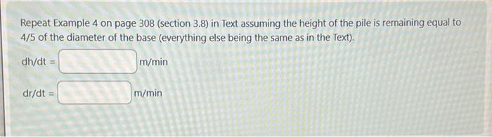 Solved Repeat Example 4 on page 308 (section 3.8) in Text | Chegg.com