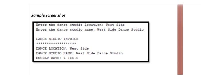 Solved Write A Java Console Application That Will Print The 