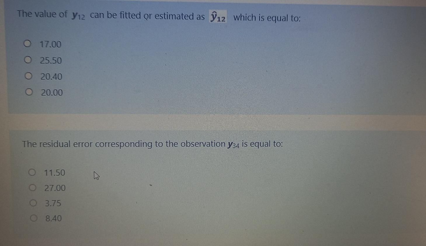 Solved Time left 1:29:13 The response time in milliseconds | Chegg.com