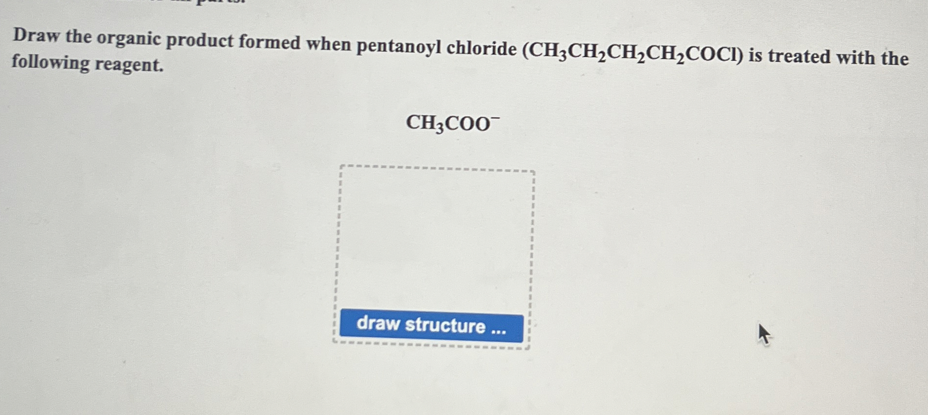 Solved Click the "draw structure" button to launch the | Chegg.com