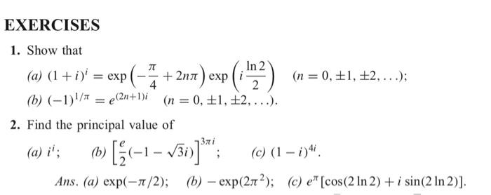 Solved 1. Show that (a) | Chegg.com