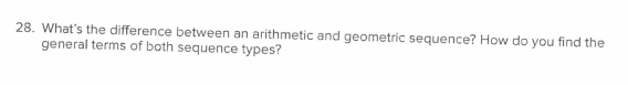 Solved What's the difference between an arithmetic and | Chegg.com
