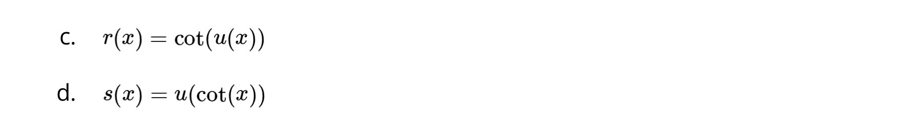 Let u(x) ﻿be a differentiable | Chegg.com