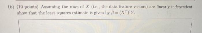 4. Multi-class classifier via matriz least squares. | Chegg.com