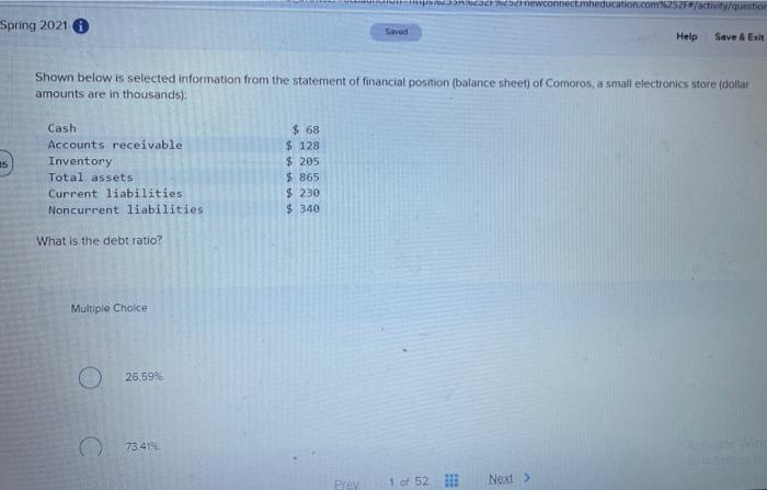 Solved newconnect.mheducation.com/252F/activity/question | Chegg.com