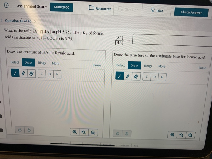Solved Assignment Score: 1400/2000 Resources Give Up Hint | Chegg.com