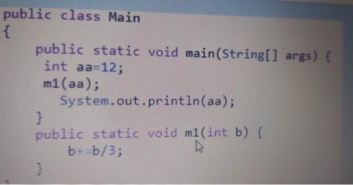 Solved public class Main { public static void main(String[] | Chegg.com