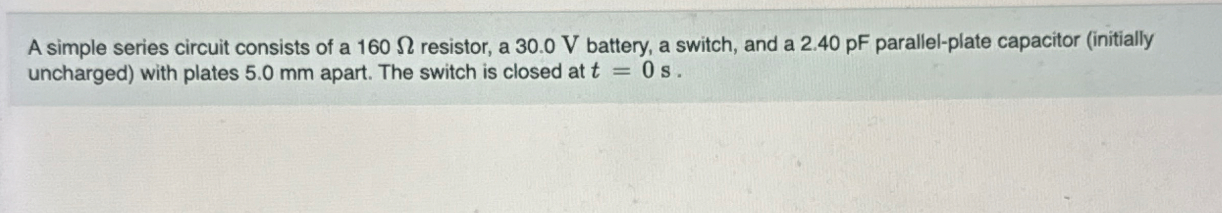 Solved A simple series circuit consists of a 160Ω ﻿resistor, | Chegg.com