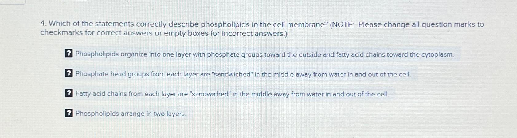 Solved Which of the statements correctly describe | Chegg.com