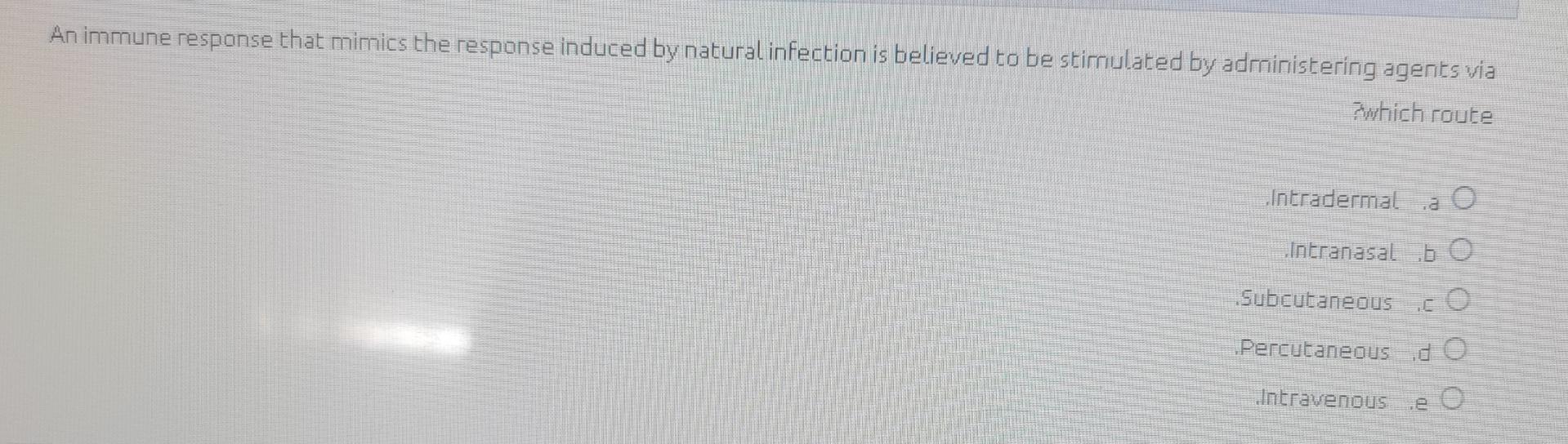 Solved An immune response that mimics the response induced | Chegg.com Solved An immune response that mimics the response induced | Chegg.com