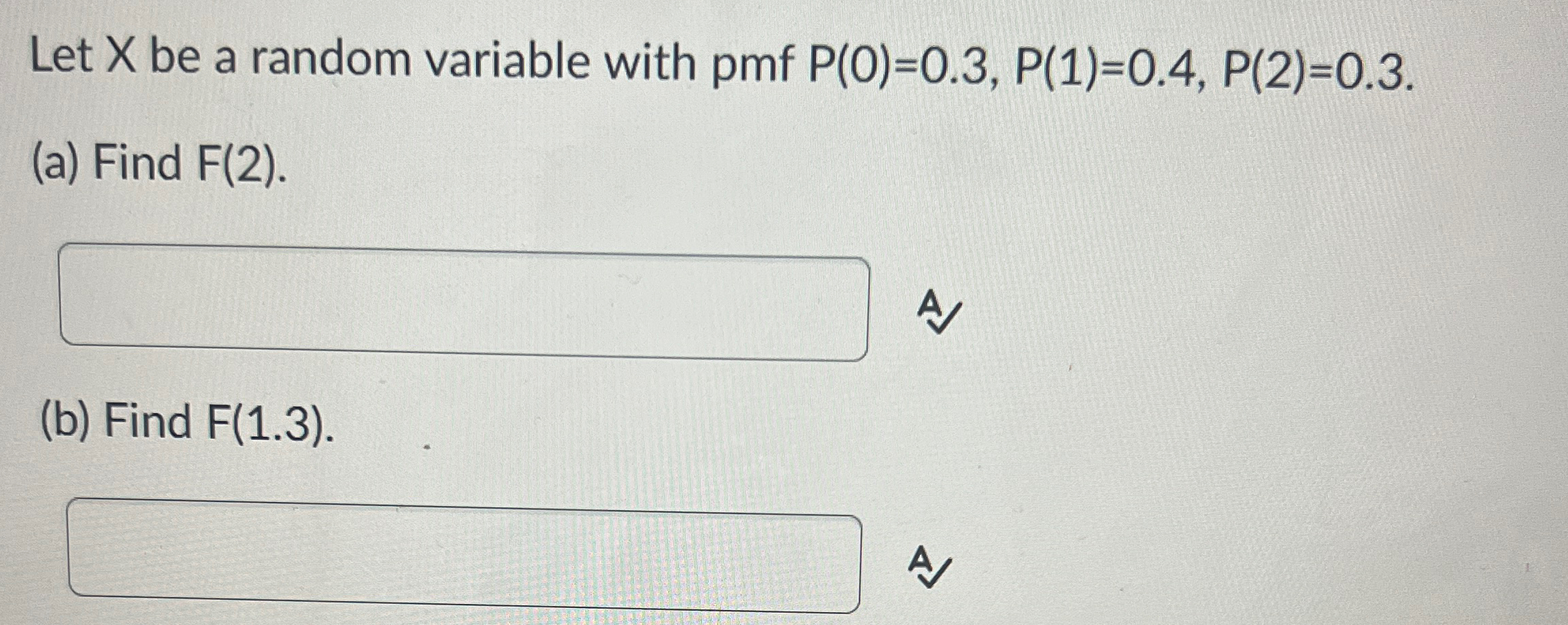 Solved Let x ﻿be a random variable with pmf | Chegg.com