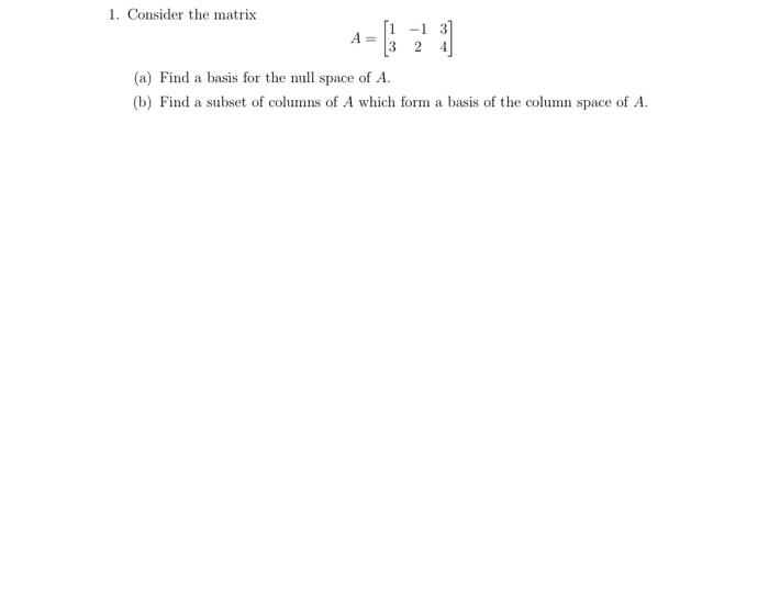 Solved 2. Consider the vectors \\[ \\left[\\begin{array}{l} | Chegg.com