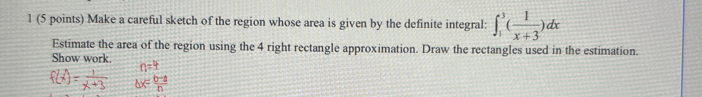 Solved 1 (5 ﻿points) ﻿Make a careful sketch of the region | Chegg.com
