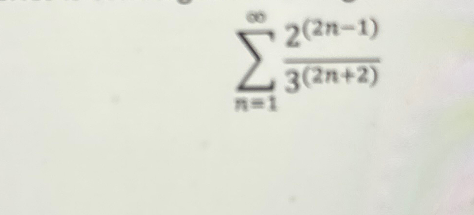 Solved ∑n=1∞2(2n-1)3(2n+2)Determine whether the series is | Chegg.com