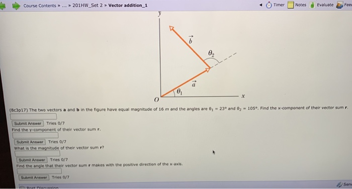 Solved Course Contents > ... 201HW_Set 2 > Vector | Chegg.com