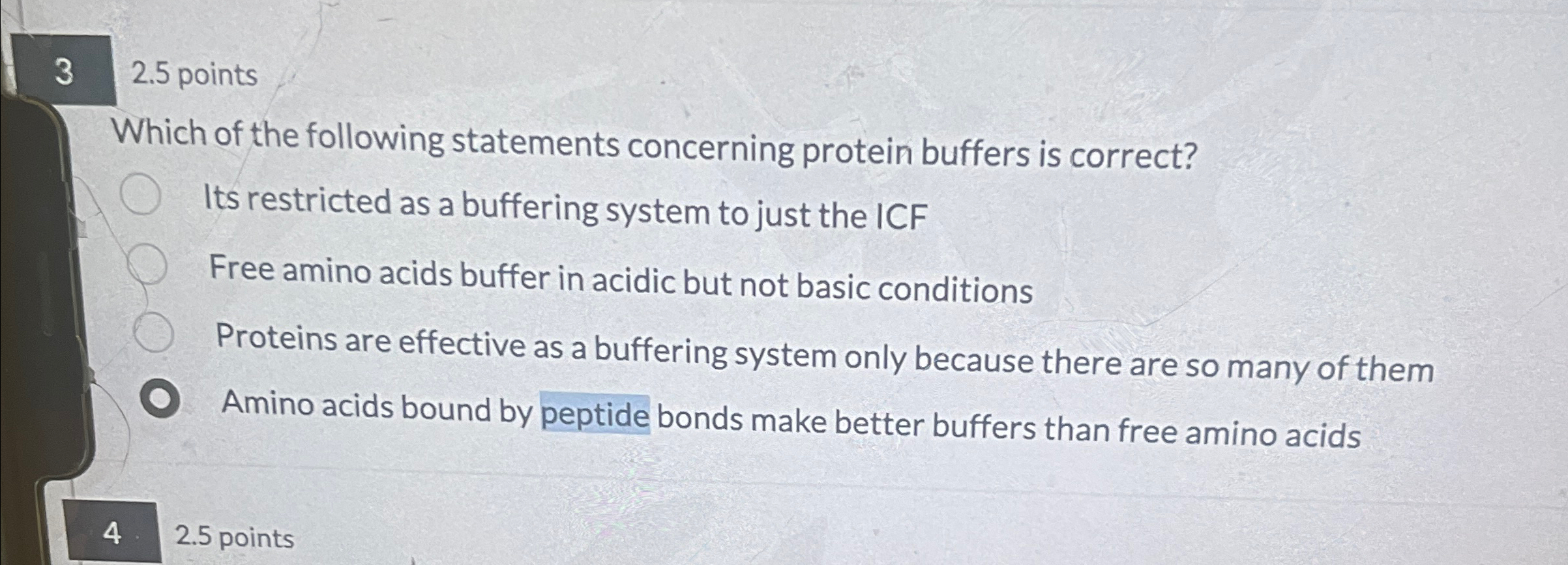 Solved 3,2.5 ﻿pointsWhich of the following statements | Chegg.com