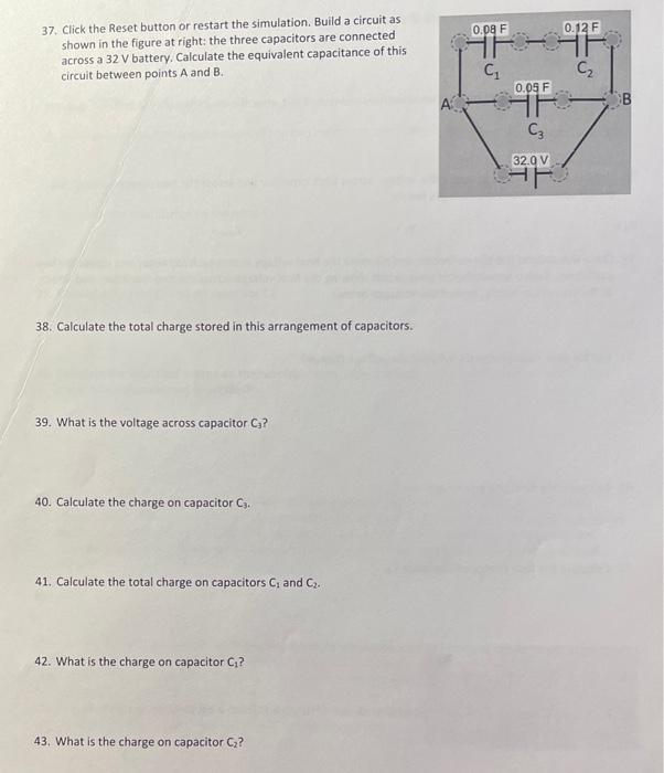 Solved Click and drag two capacitors in the simulation | Chegg.com