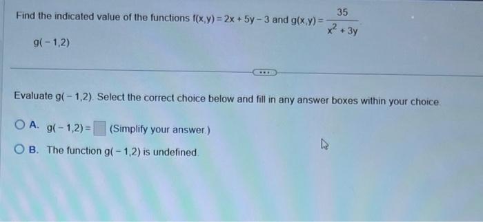 Solved Find the indicated value of the functions | Chegg.com