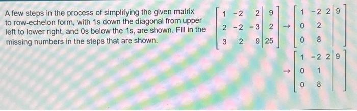 Solved A few steps in the process of simplifying the given | Chegg.com