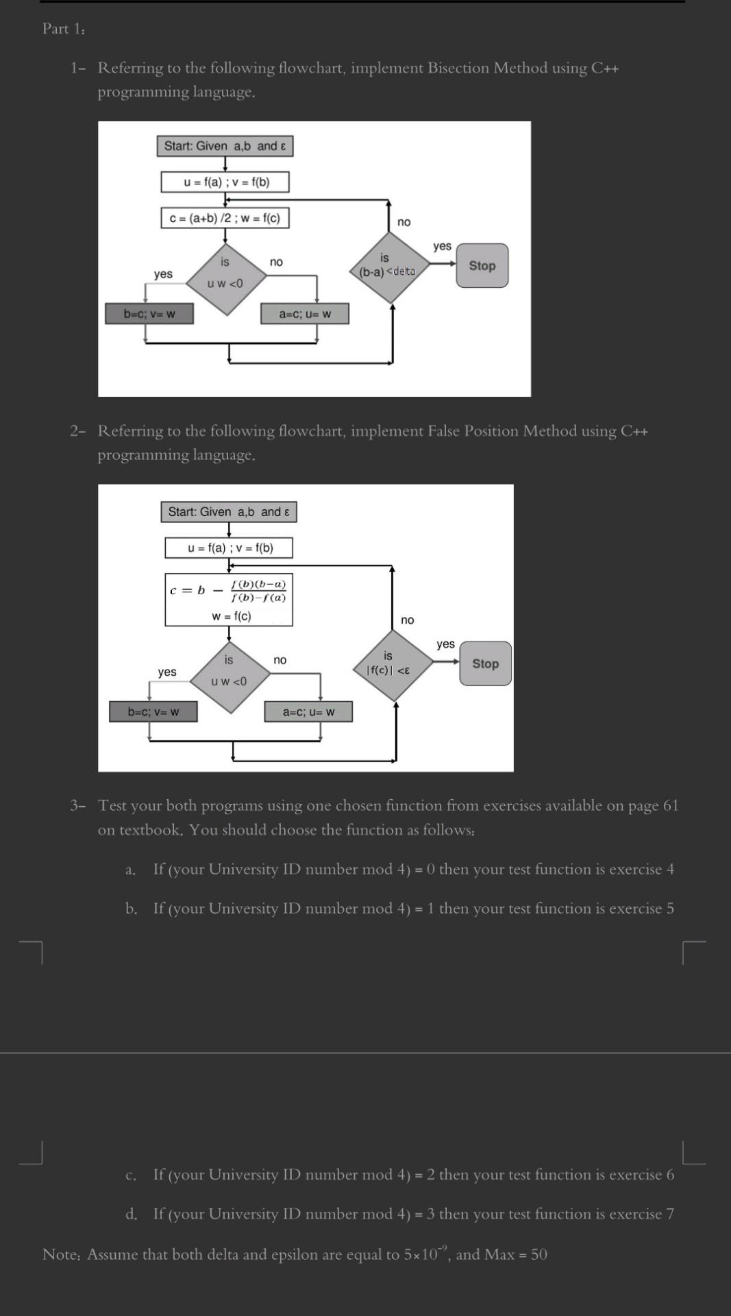 Solved Part 1: 1- Referring to the following flowchart, | Chegg.com