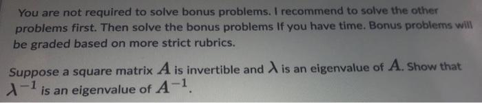 Solved You are not required to solve bonus problems. I | Chegg.com Solved You are not required to solve bonus problems. I | Chegg.com