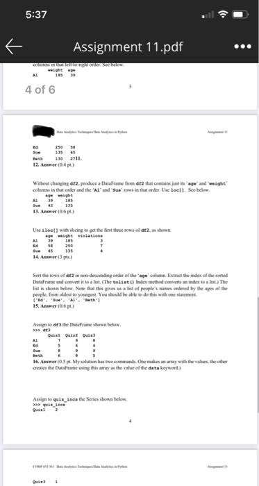 The following are excises you should do in Jupyter | Chegg.com