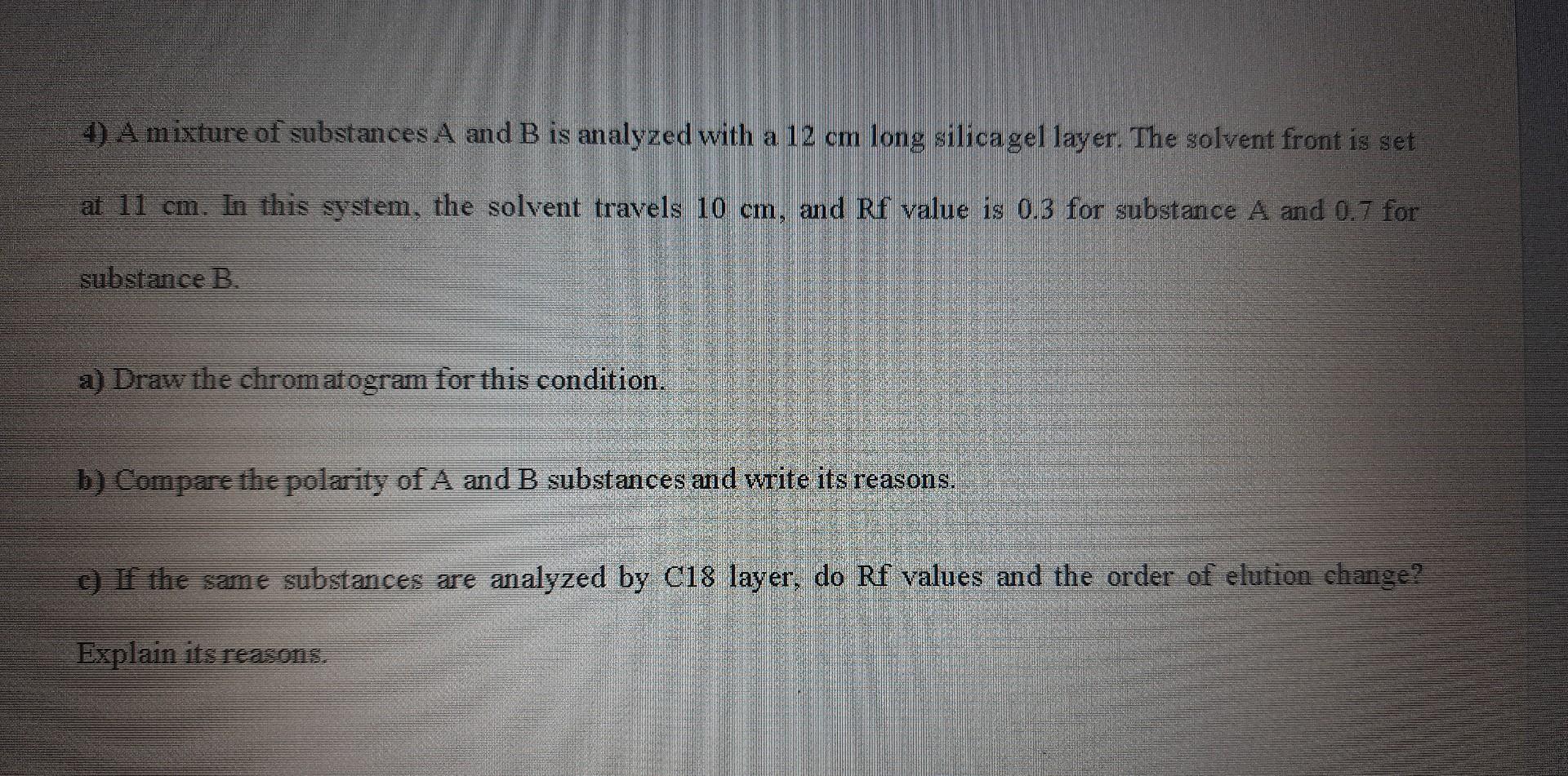 2) A chromatogram obtained by injection of a standard | Chegg.com