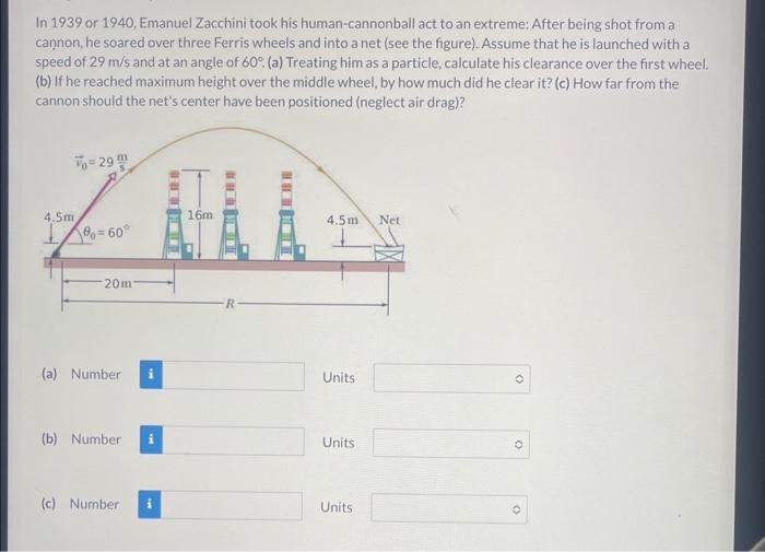 Solved In 1939 or 1940 , Emanuel Zacchini took his | Chegg.com