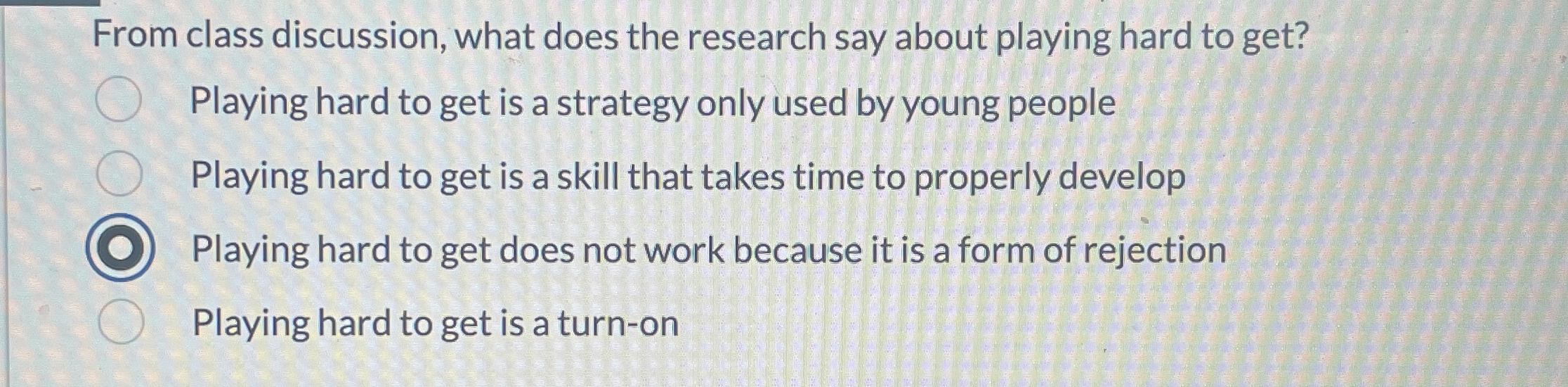 High Quality SOLUTION From class discussion, what does the research say ...