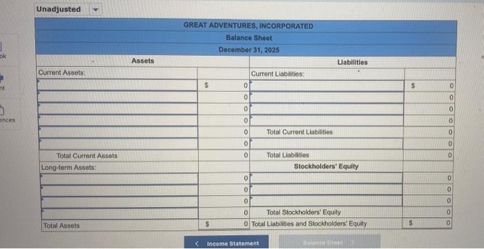 RWP6-1 (Static) Great Adventures Continuing Case (GL) | Chegg.com
