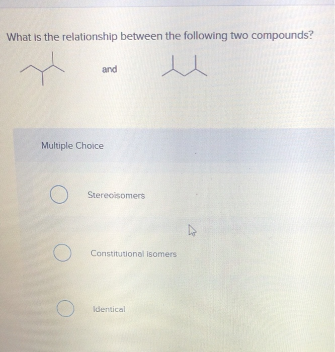 Solved What is the relationship between the following two | Chegg.com